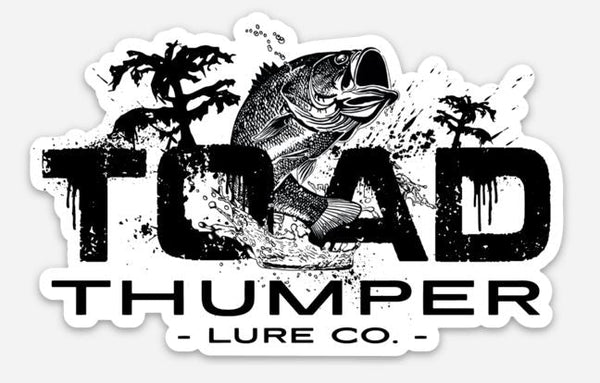 Toad Thumper Decal Stickers | Bass Capital Tackle