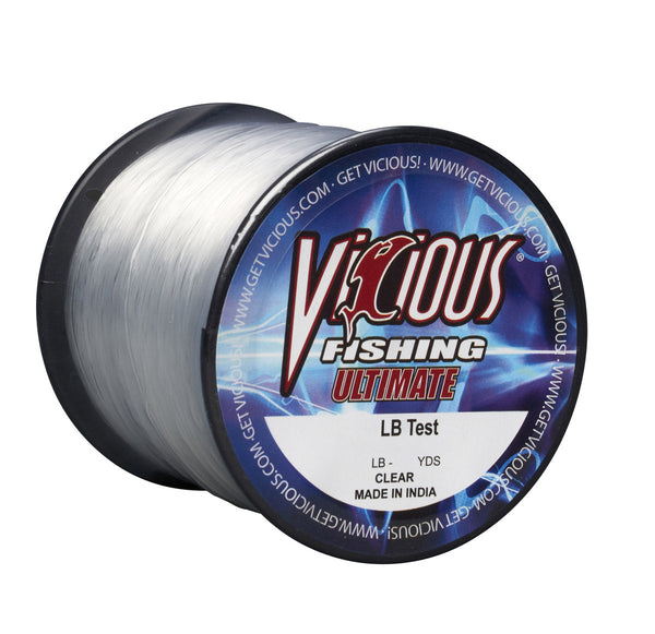 Vicious Ultimate Clear Mono - 20 Lb Test | Bass Capital Tackle