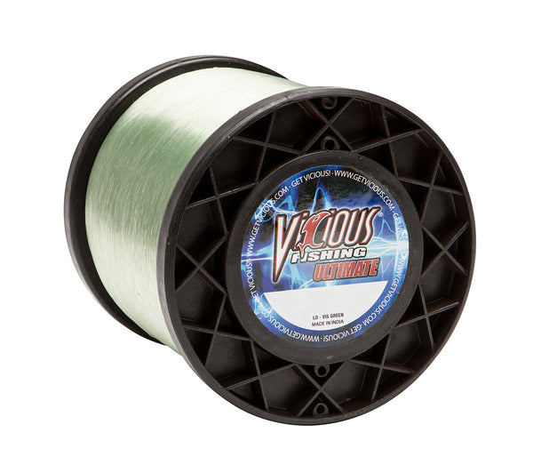 Vicious Ultimate Lo-Vis Green Mono - 25 Lb Test | Bass Capital Tackle