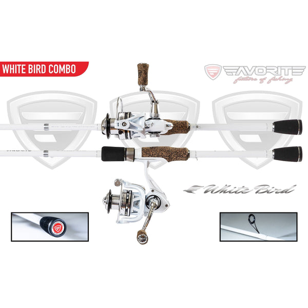 White Bird Spinning Combo (Old Model) | Bass Capital Tackle