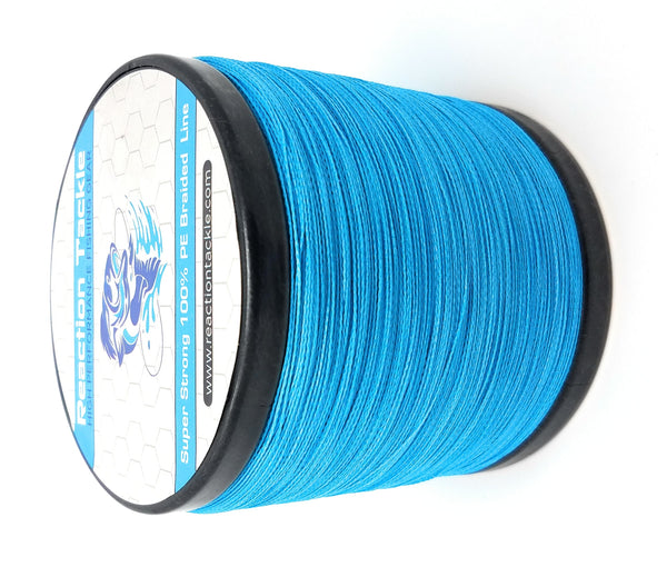 Reaction Tackle Braided Fishing Line- Sea Blue | Bass Capital Tackle